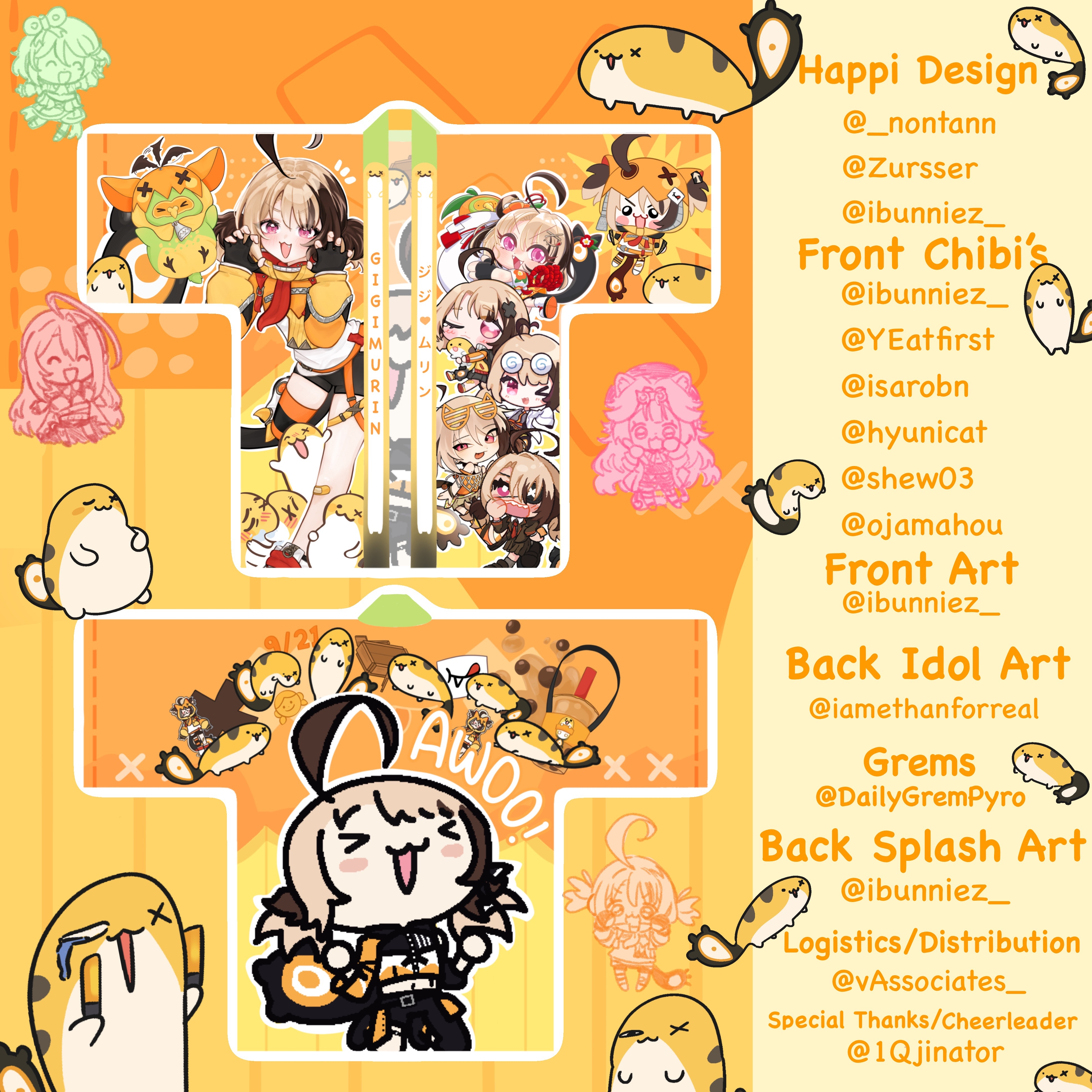 Unofficial Gigi Murin Fanmade Happi (Whimsy version) – vAssociates